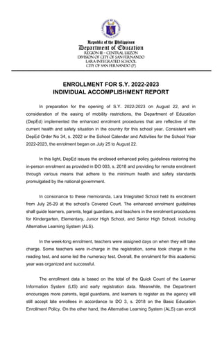 Narrative Report-Enrollment_Grace M. Viernes.docx