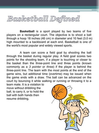 Narrative Report in Basketball | PPTX