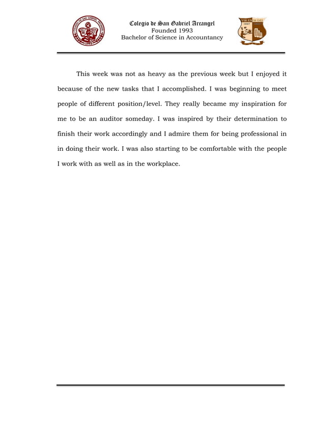 Narrative report in ojt | PDF
