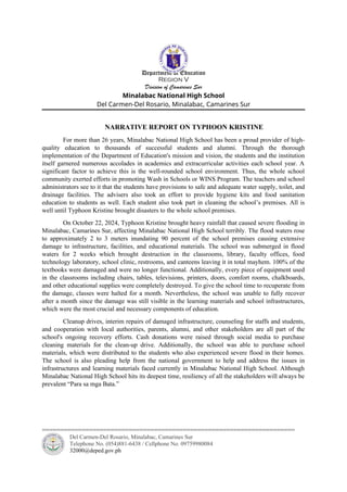 Narrative report on typhoon kristine.docx