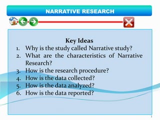 Narrative research | PPTX