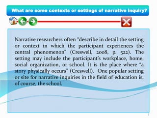 Narrative research | PPTX