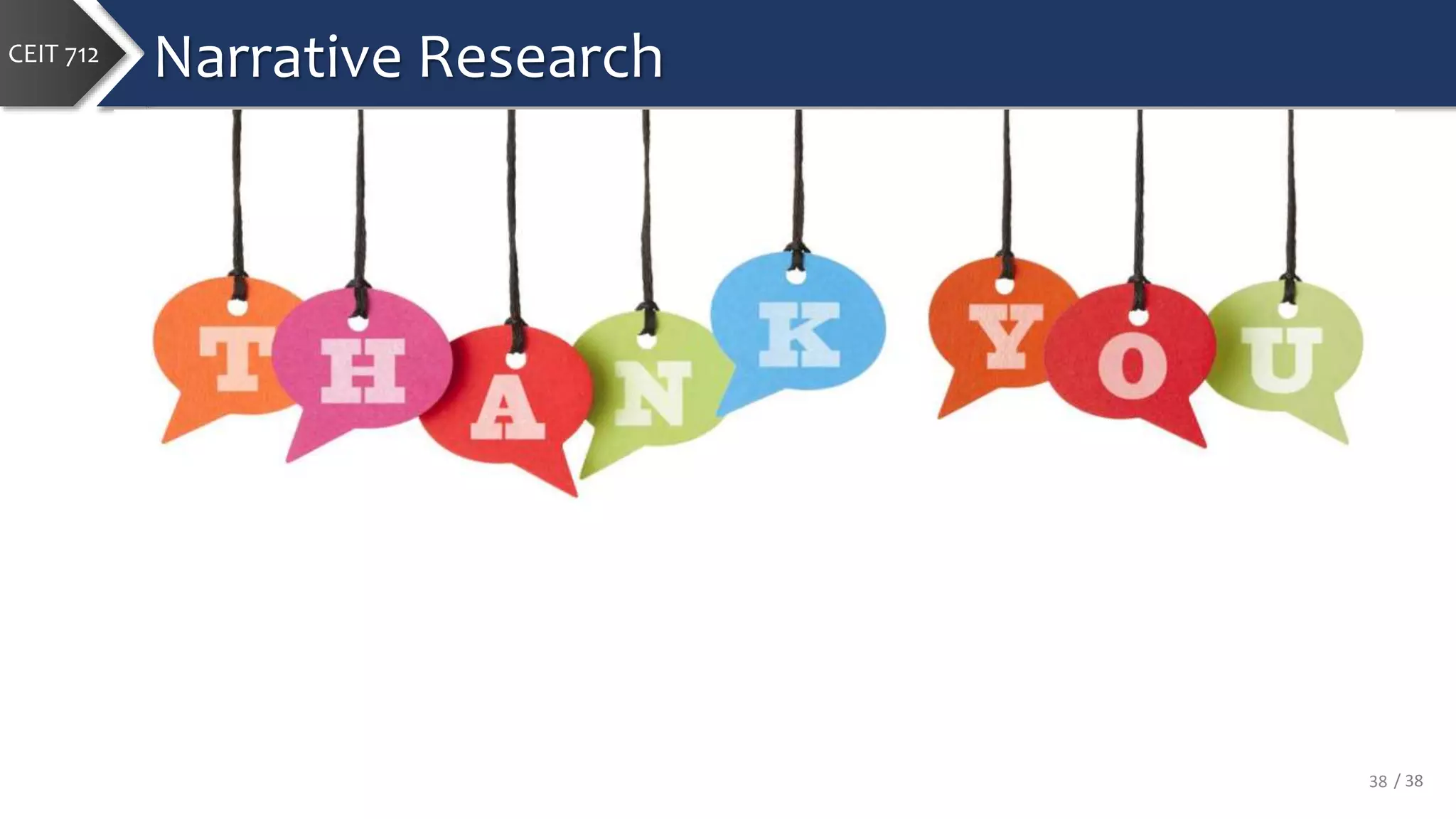 Narrative research | PPTX