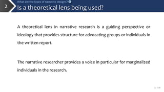 Narrative research | PPTX