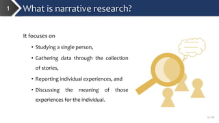 Narrative research | PPTX