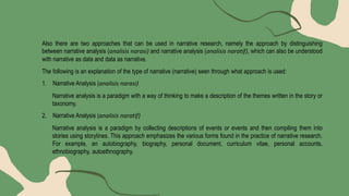 Narrative research design | PPTX