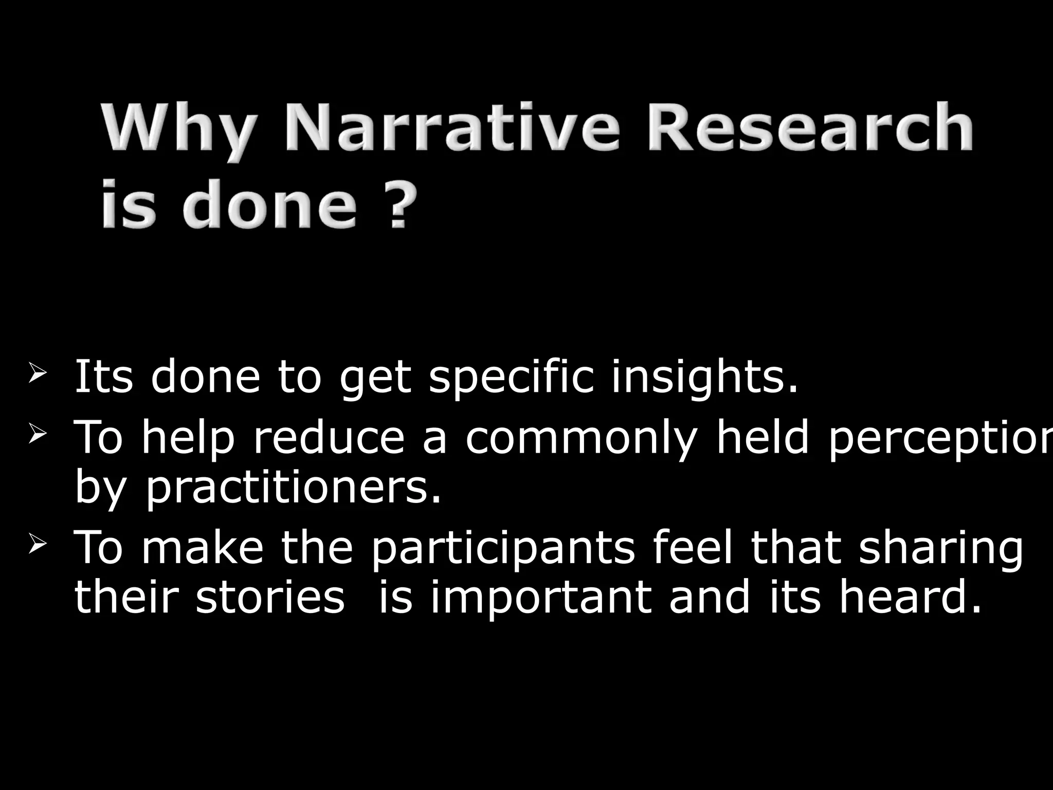 Narrative research design | PPT