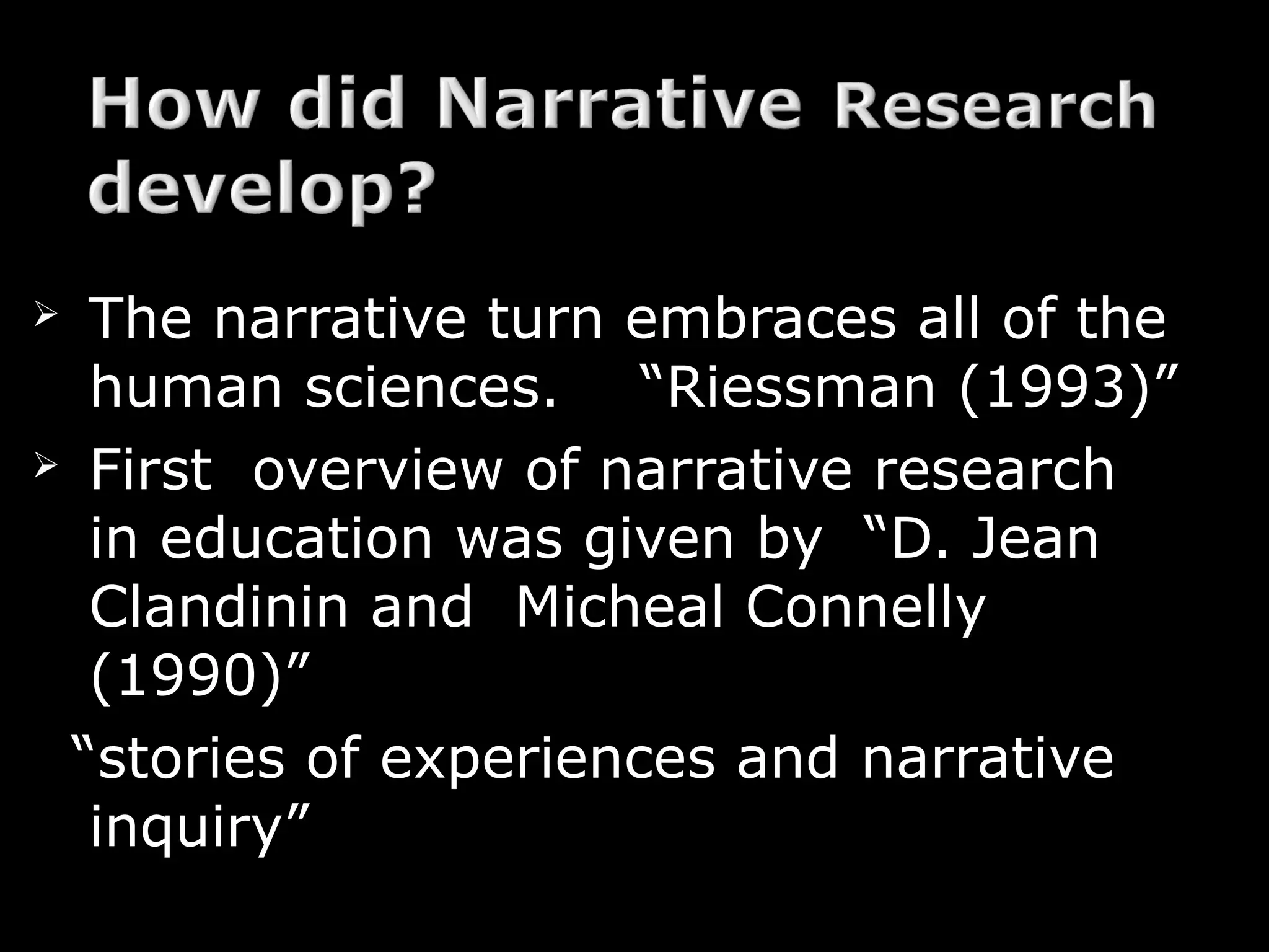 Narrative research design | PPT
