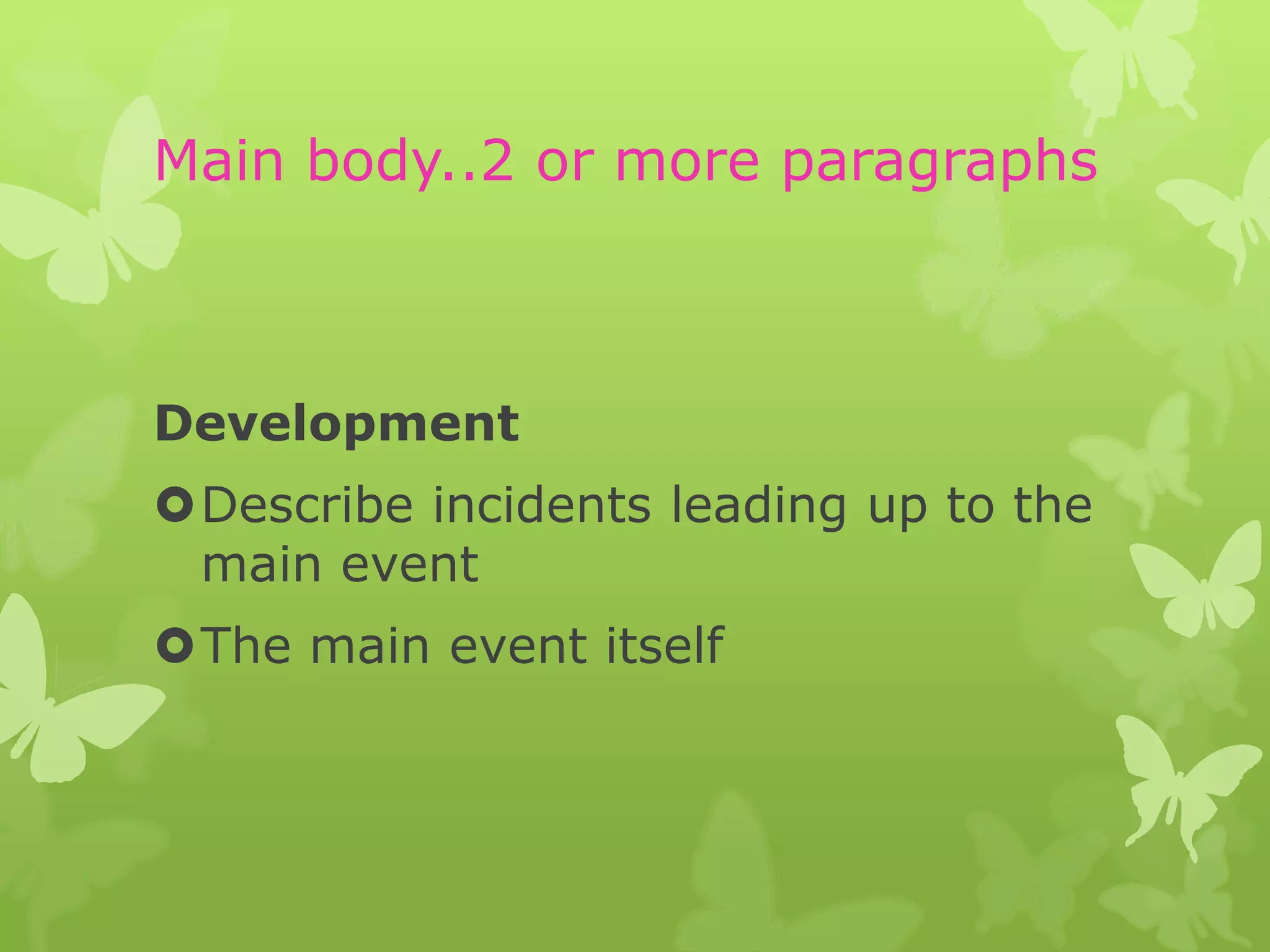 Narratives stories | PPT