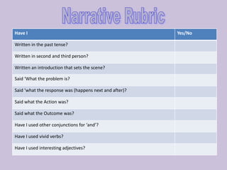 Narratives and myths and legends | PPT