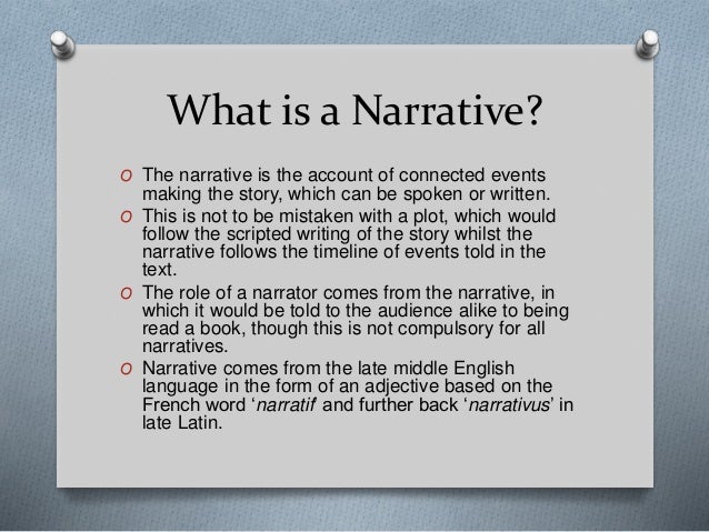 Narratives in a Documentary