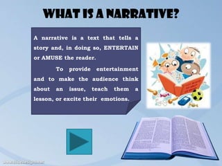 Narrative story 9th grade | PPTX