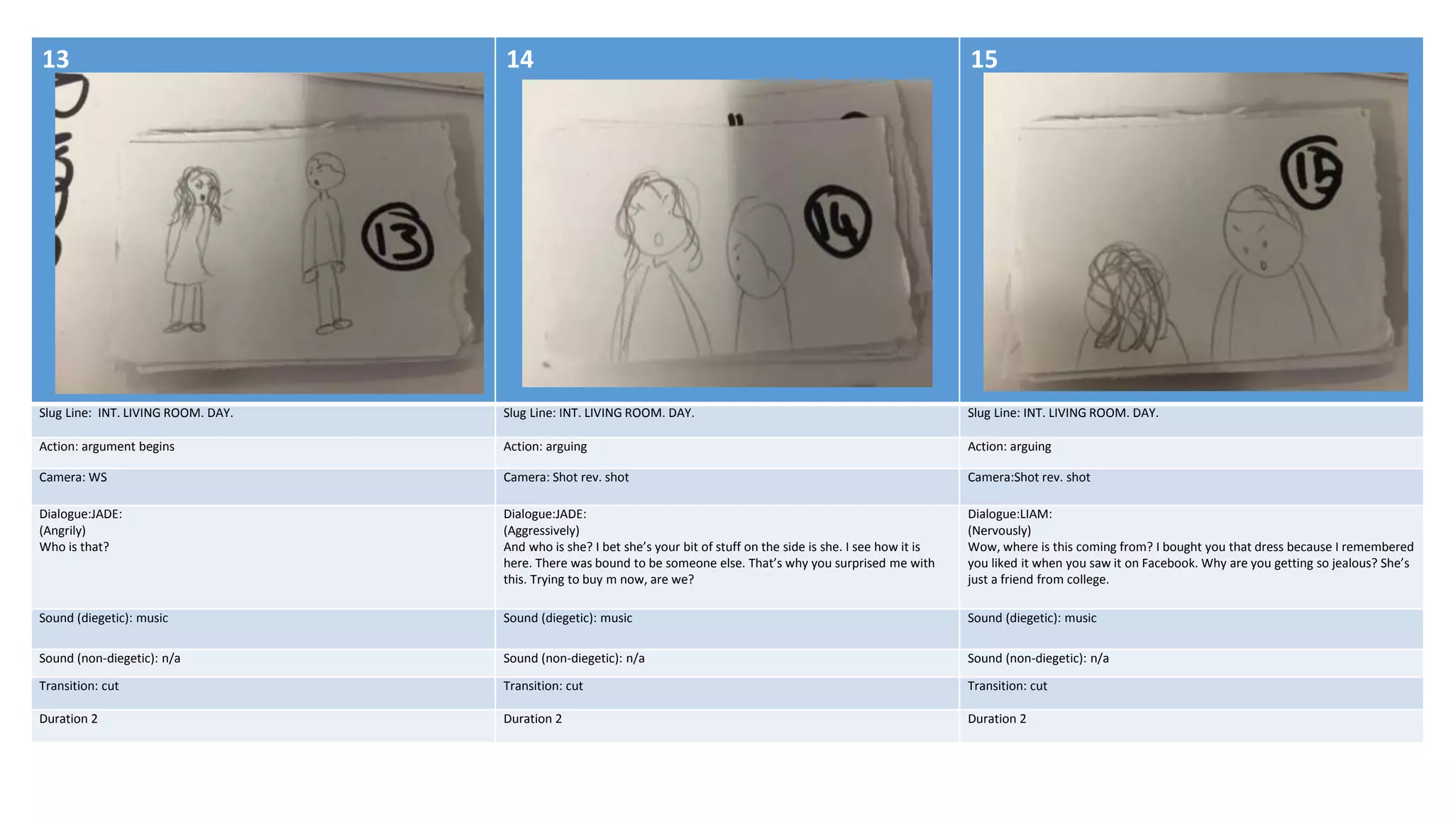 Narrative storyboard [autosaved] | PPTX | Cameras and Camcorders ...