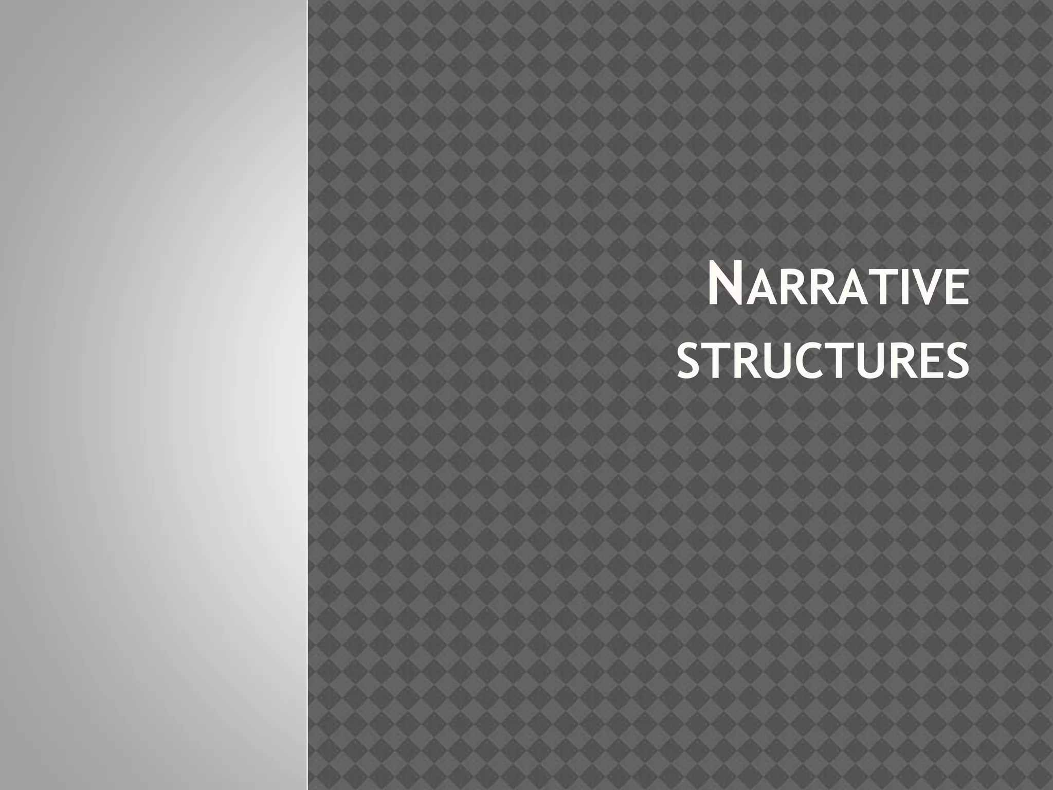 Narrative structure .. | PPTX | Movies | Entertainment