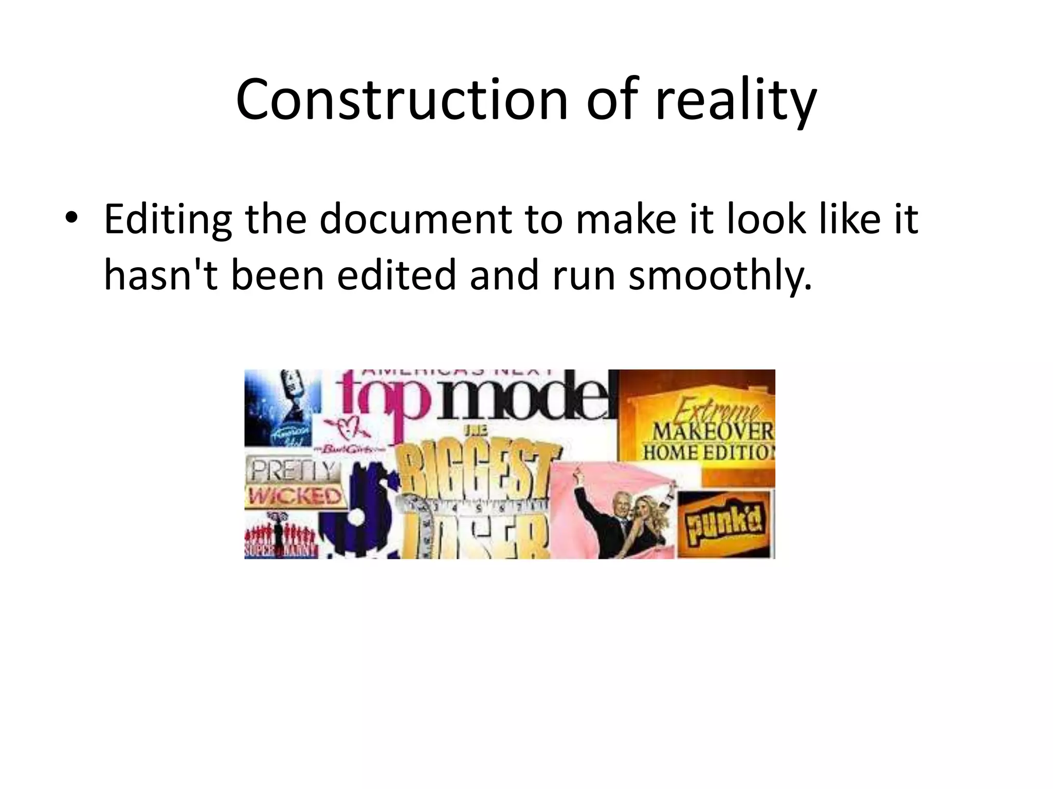 Narrative structure- media | PPTX