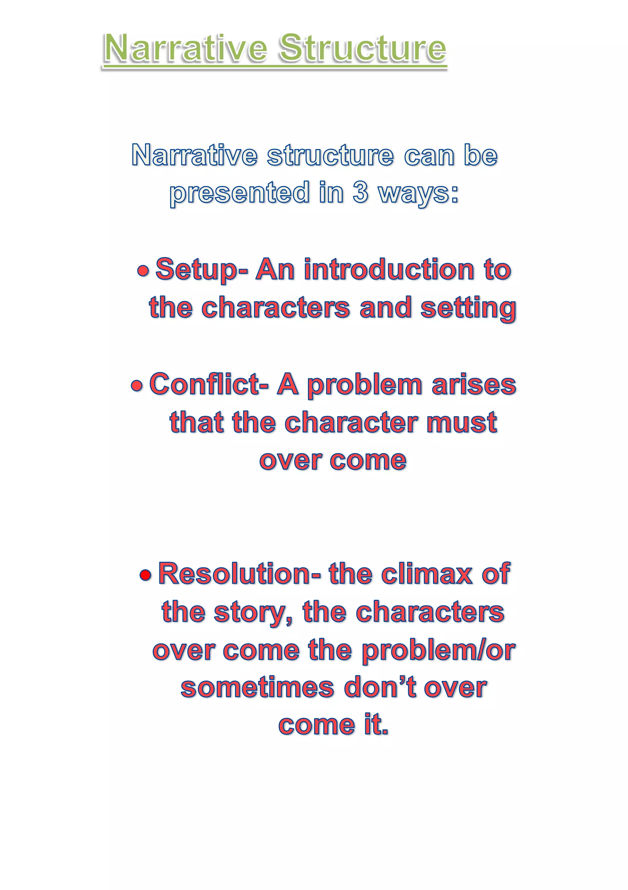 Narrative structure | PDF