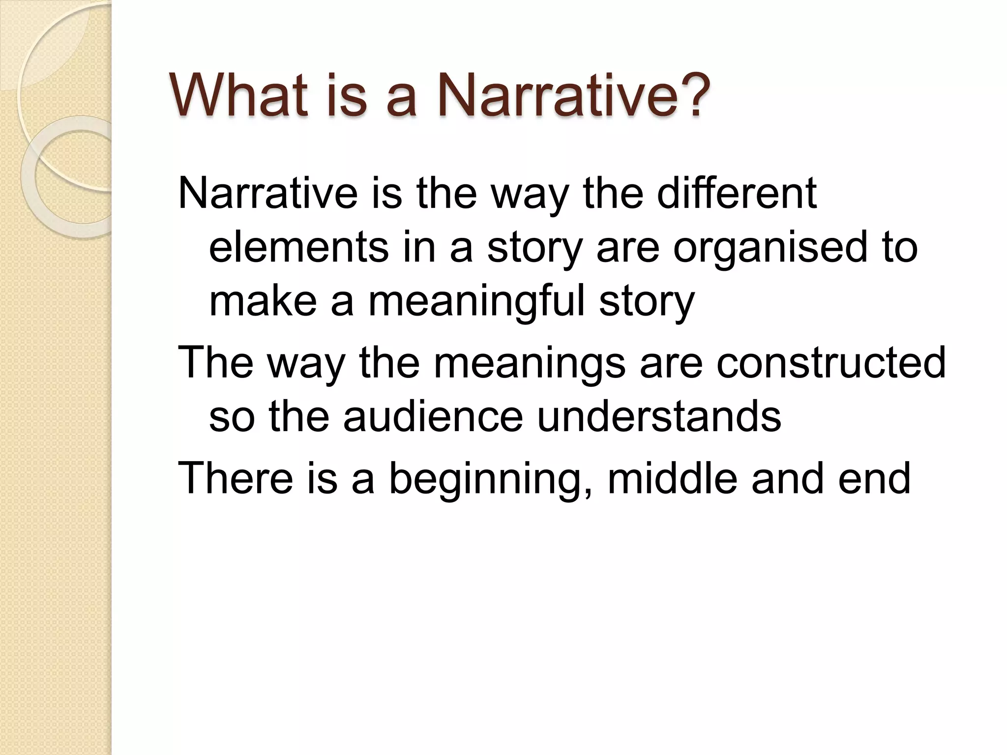 Narrative structure | PPTX