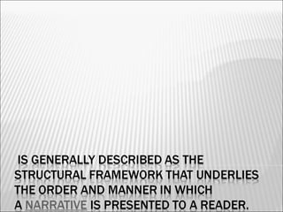 Narrative structure | PPT