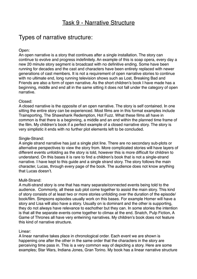 Narrative structure | PDF