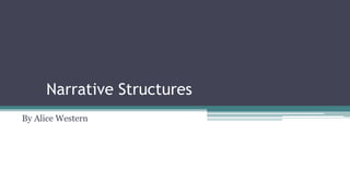 Narrative structures | PPTX
