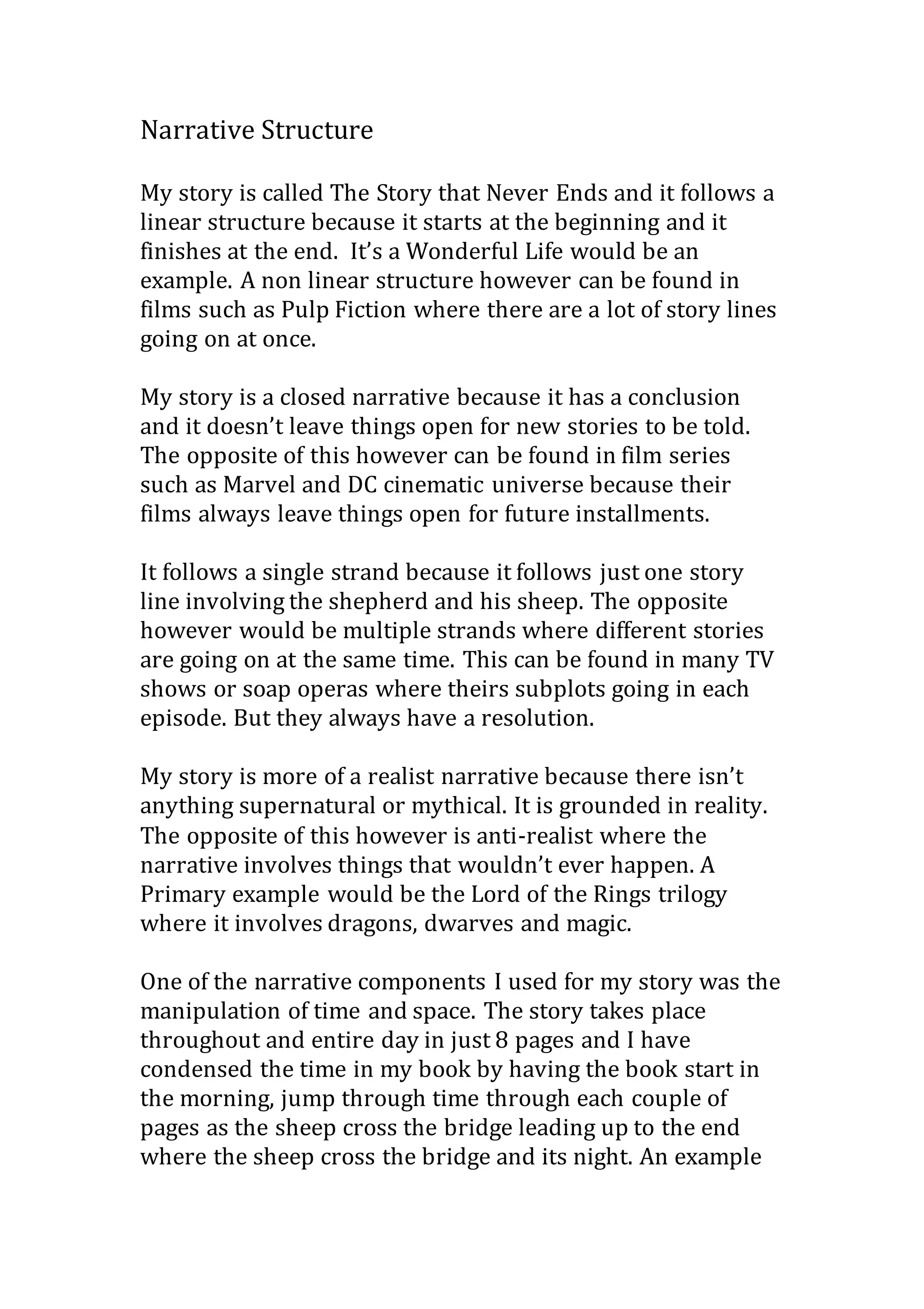 Narrative structure | PDF