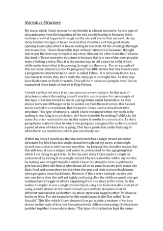 Narrative structure | PDF