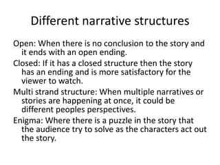 Narrative structure | PPT