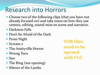 Narrative structure in Film | PPTX