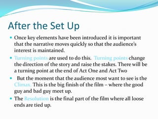 Narrative structure in Film | PPTX