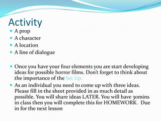 Narrative structure in Film | PPTX
