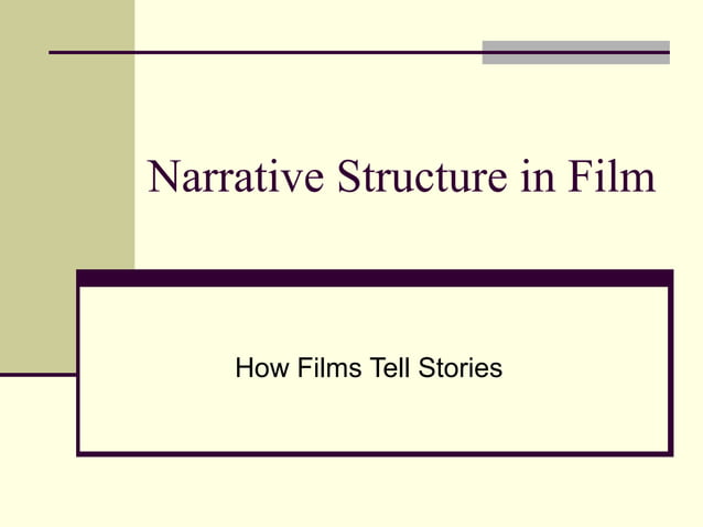 What Is Narrative Structure In Film - Design Talk