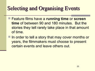 AS Media Narrative structure in film | PPT