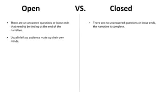 Narrative structure of documentaries | PPTX