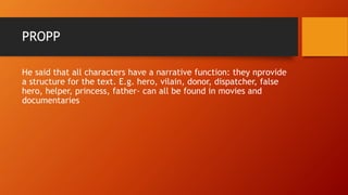 Narrative structure presentation | PPT
