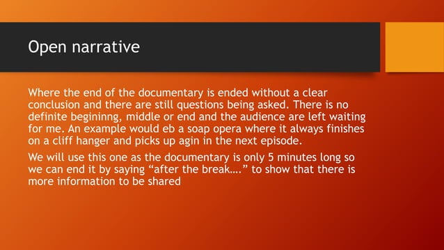 Narrative structure presentation | PPT
