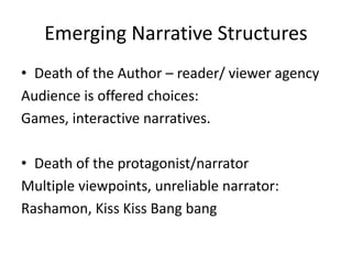 Narrative structures | PPT