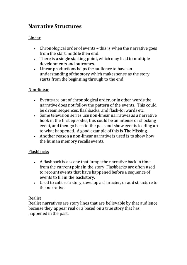 Narrative Structures | PDF