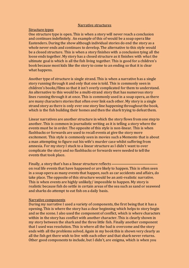 Narrative structures | PDF