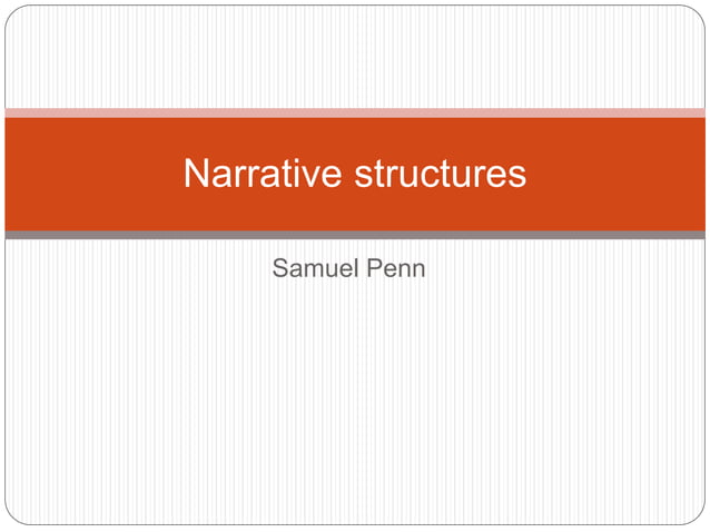 Narrative structures (1) | PPT