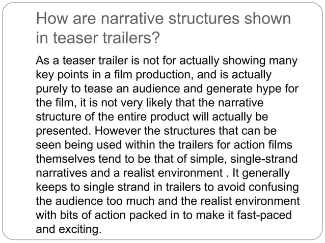 Narrative structures (1) | PPT