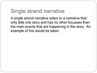 Narrative structures (1) | PPT