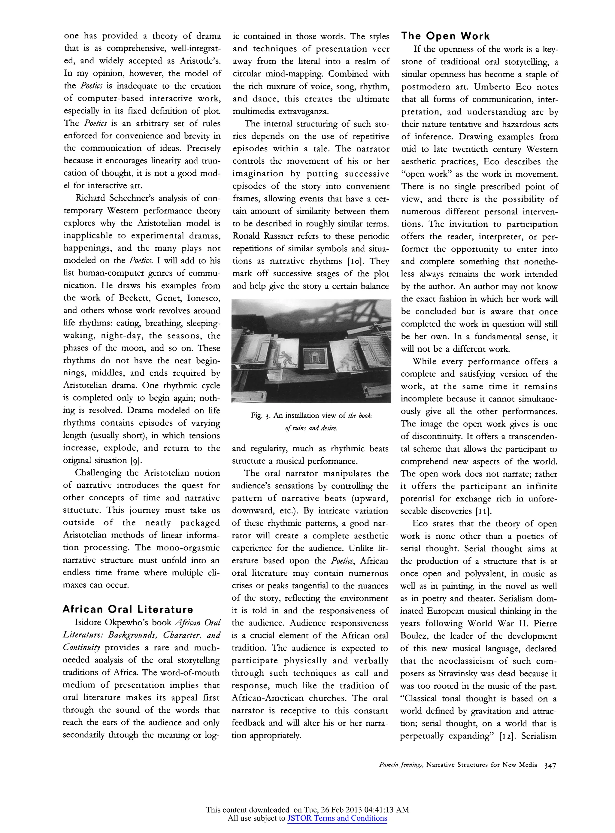 Narrative structures for new media | PDF