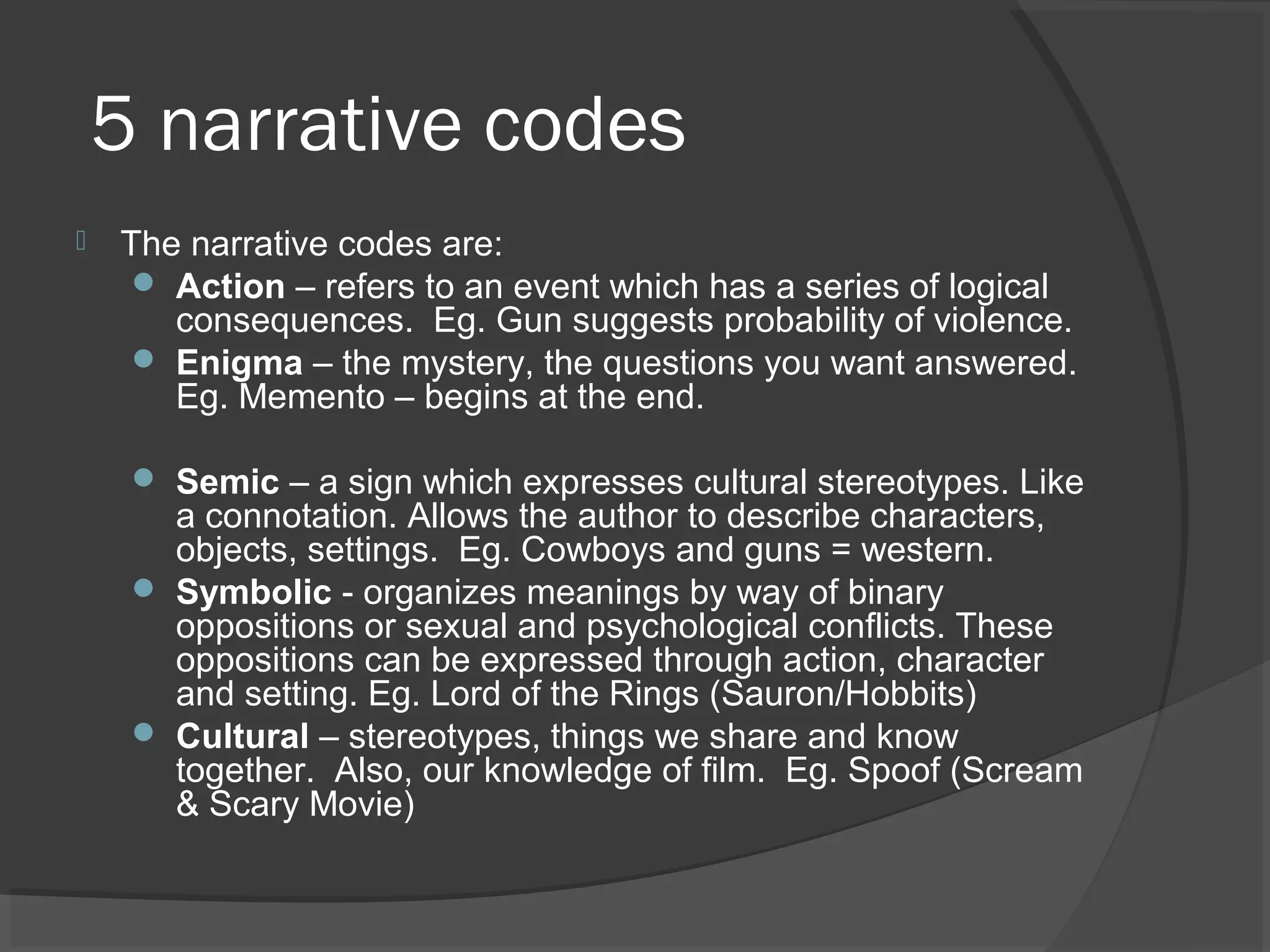 Narrative Structures | PPT