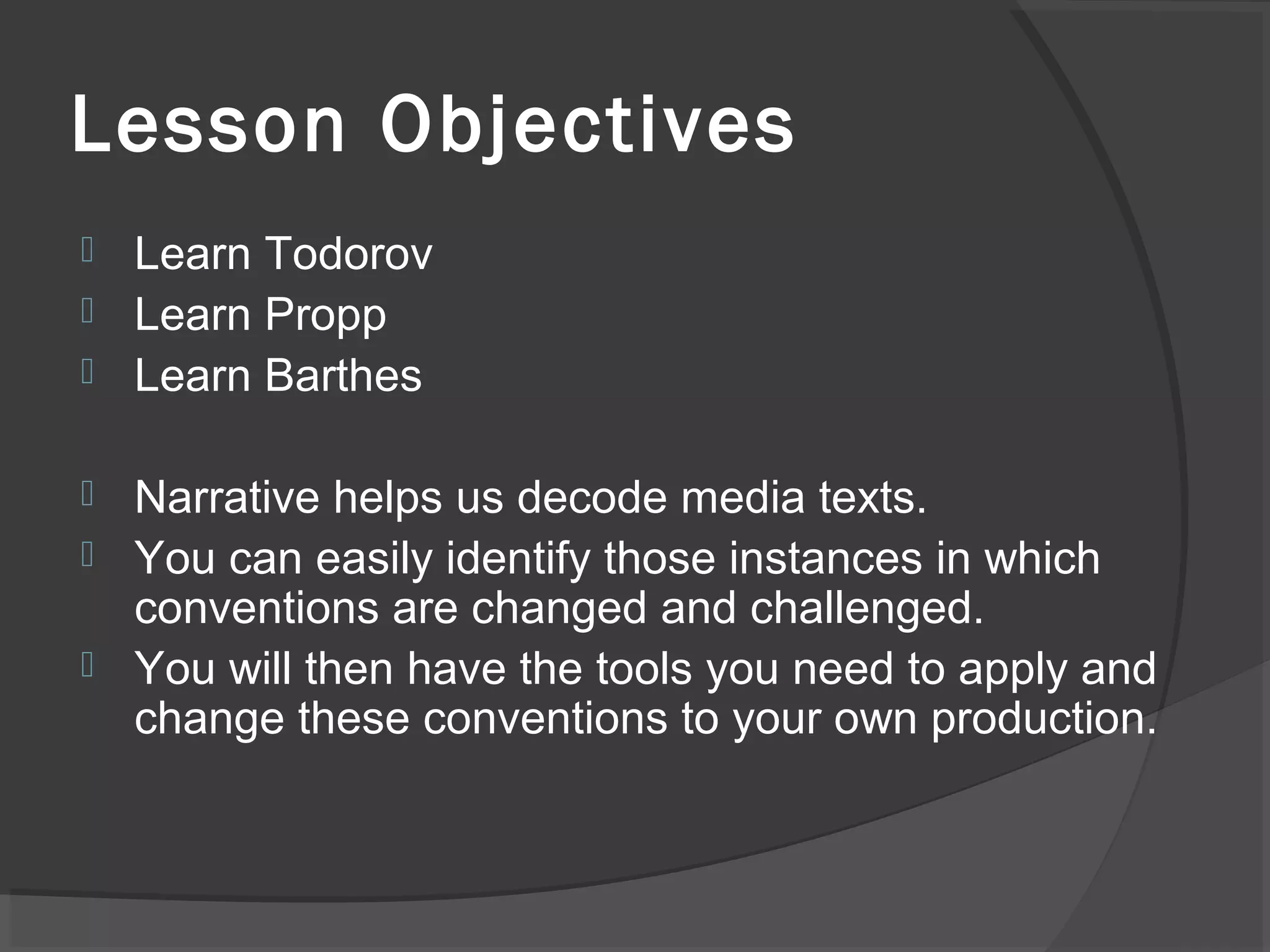 Narrative Structures | PPT