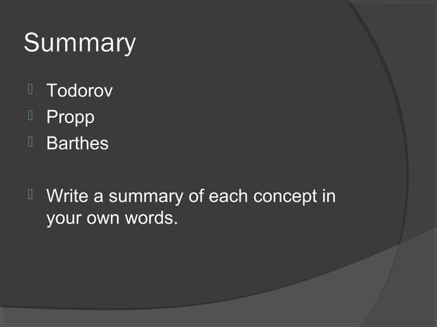Narrative Structures | PPT