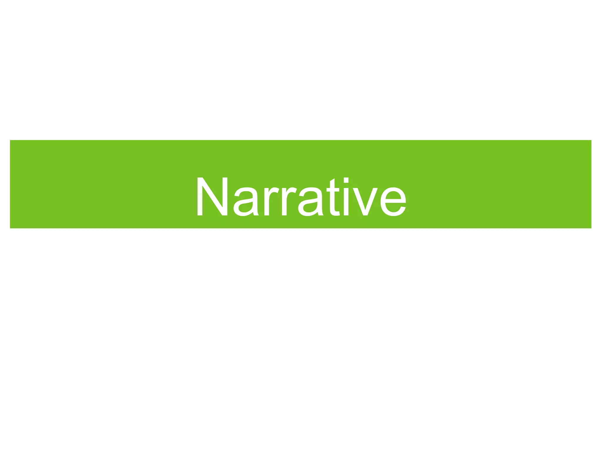 Introduction to Narrative | PPT
