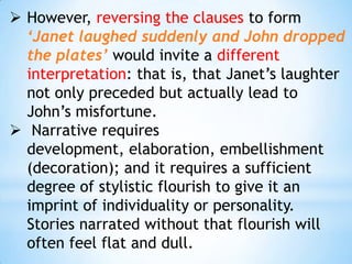 Narrative Stylistics | PPTX