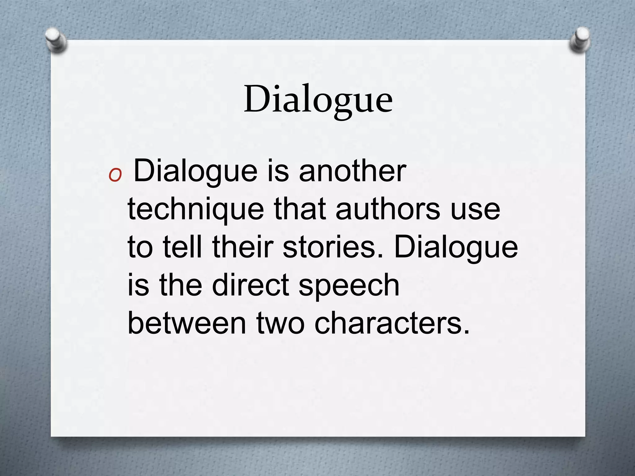 Narrative Techniques | PPTX