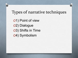 Narrative Techniques | PPTX