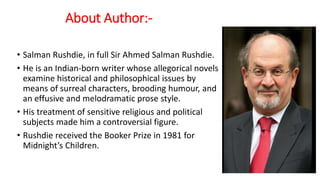 Narrative techniques in Midnight's Children | PPT